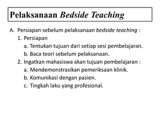Bedside teaching | PPTX