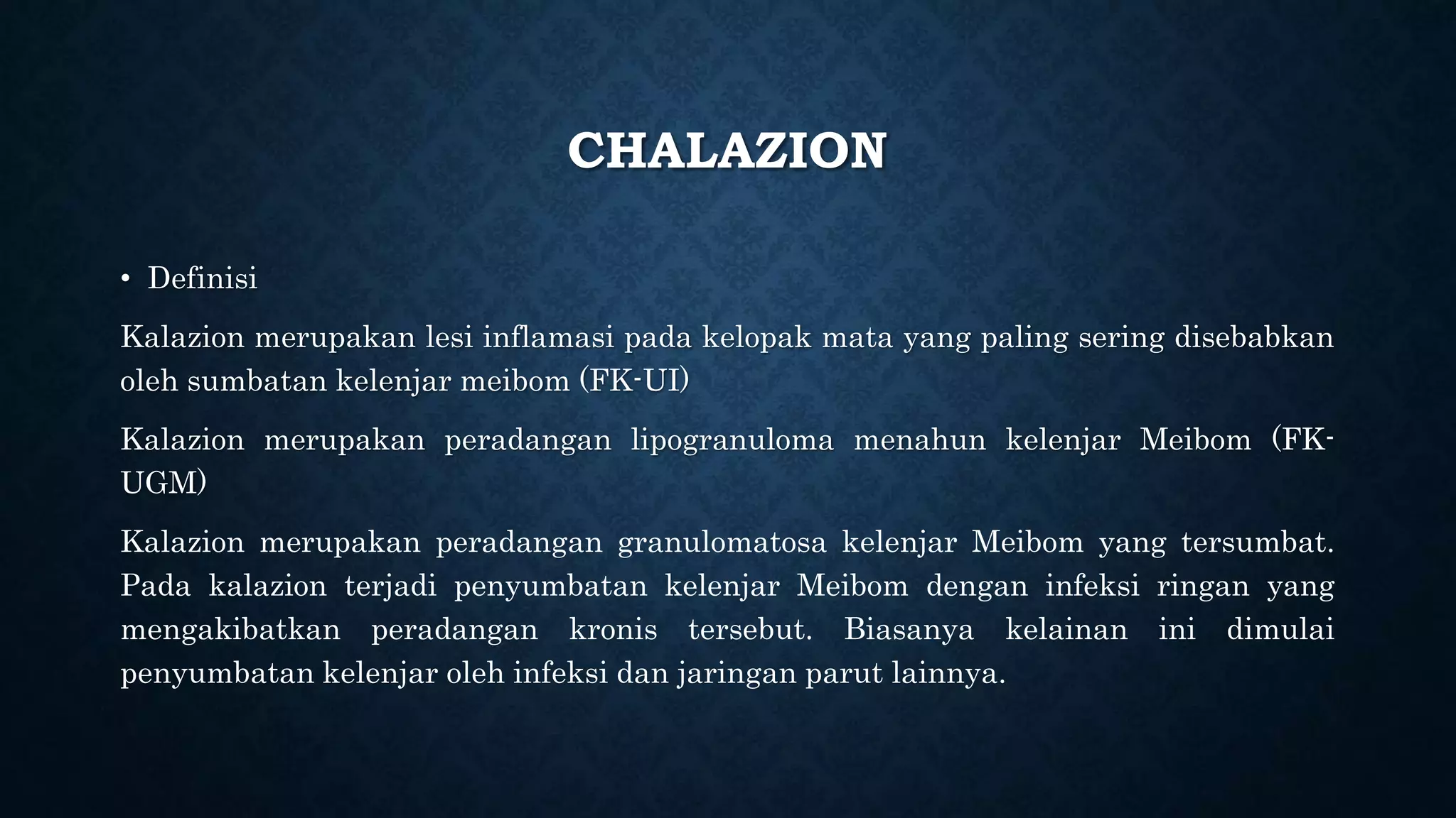 BED SIDE TEACHING chalazion.pptx