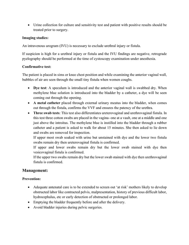 Bedside teaching vvf | PDF | Free Download