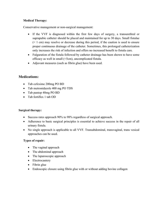 Bedside teaching vvf | PDF | Free Download