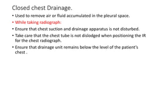 Bedside radiography and patient care | PPTX