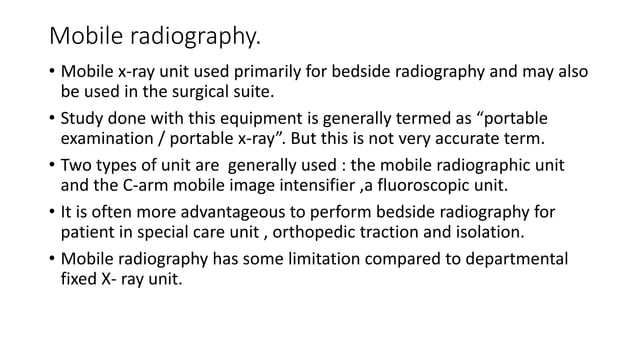 Bedside radiography and patient care | PPTX | Lung and Respiratory ...