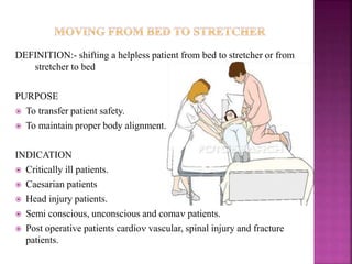 Bedsore & moving and lifting | PPTX