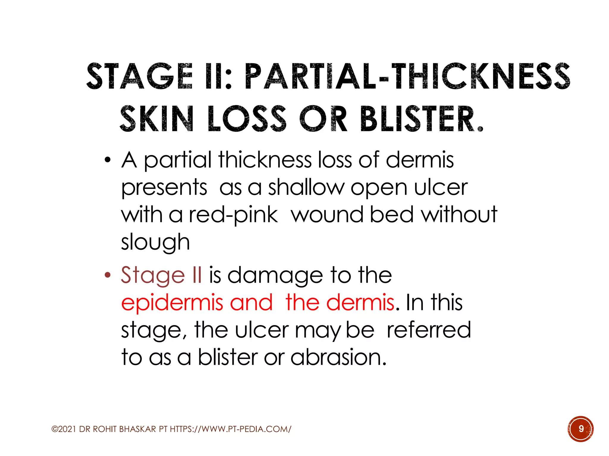 Bed Sores - Pressure Ulcers - Dr Rohit Bhaskar | PDF | Skin and ...
