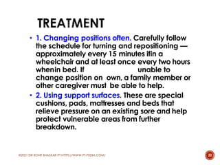 Bed Sores - Pressure Ulcers - Dr Rohit Bhaskar | PPT