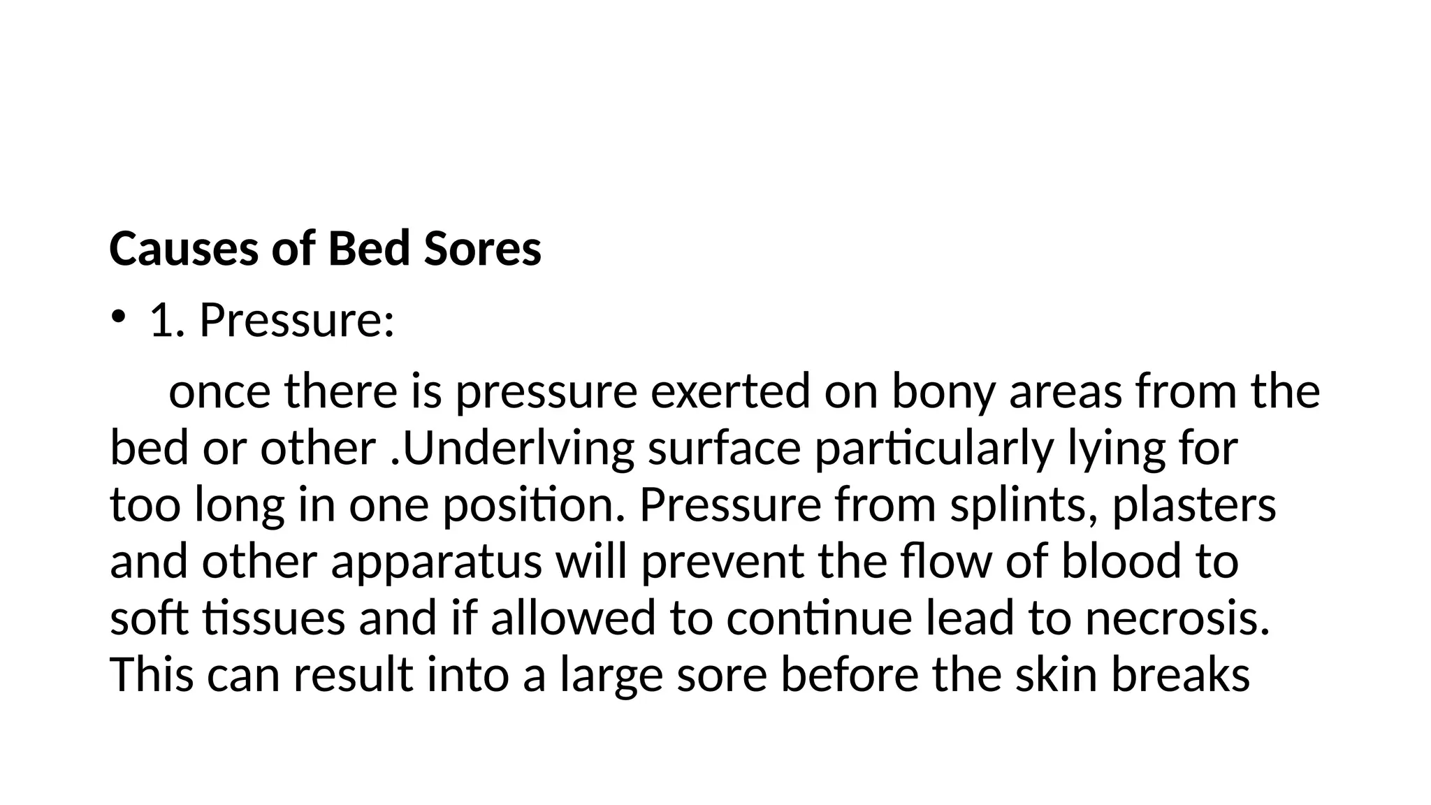BED SORES.pptx medicine and nursing management | PPTX