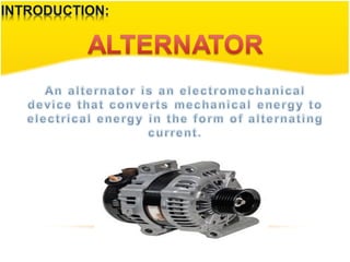 Alternator (BEE) By Sanat, CIT, CUTM | PPT