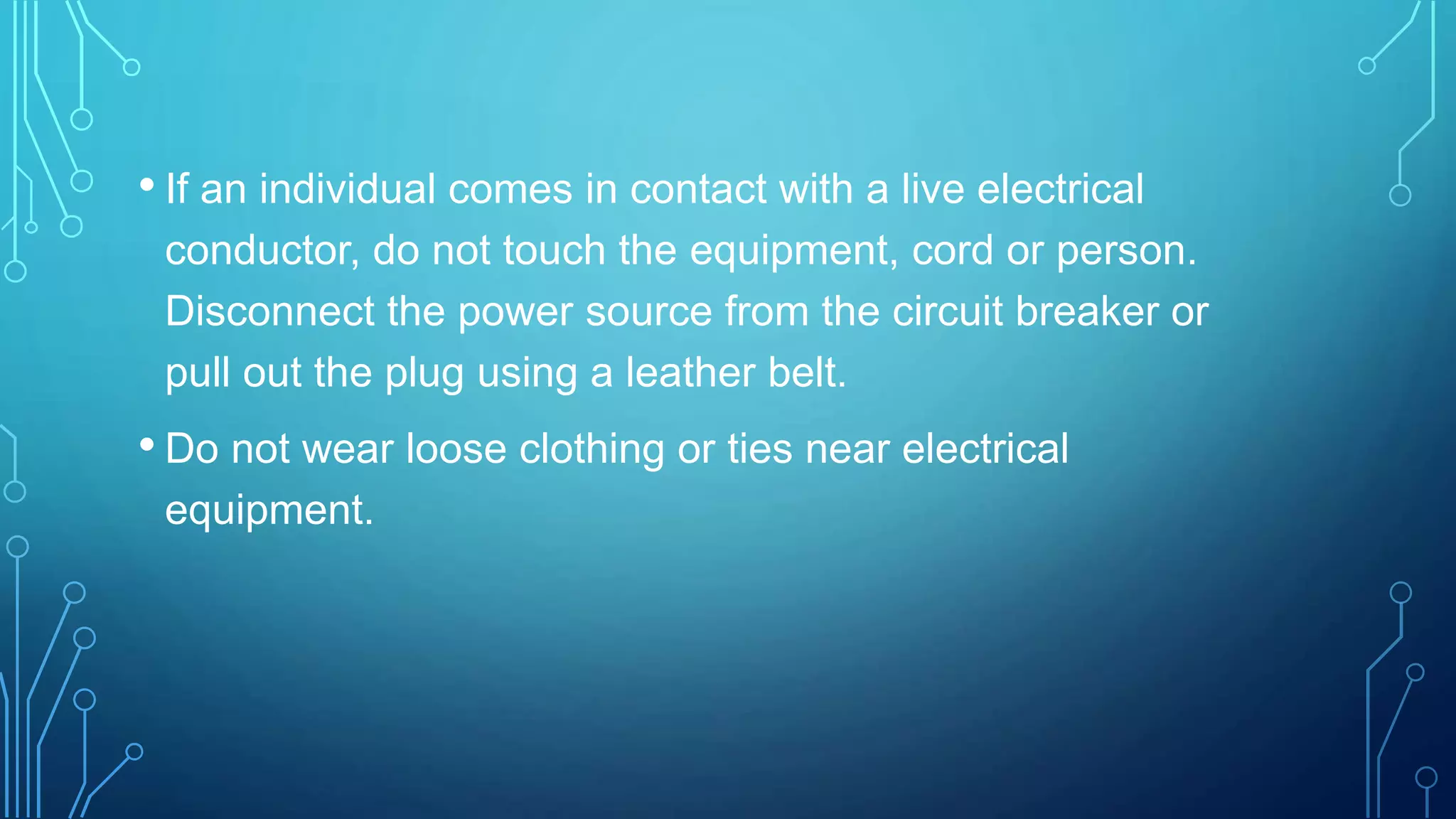 Safety precautions for electrical appliances | PPTX