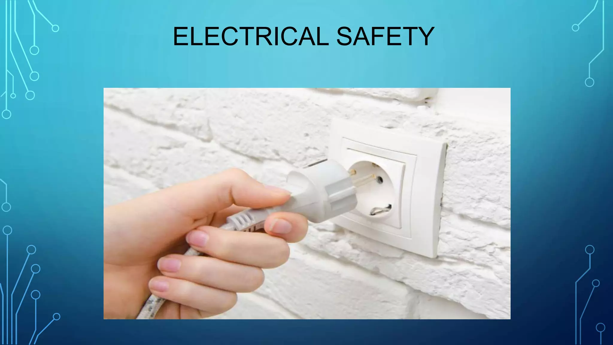 Safety precautions for electrical appliances | PPTX