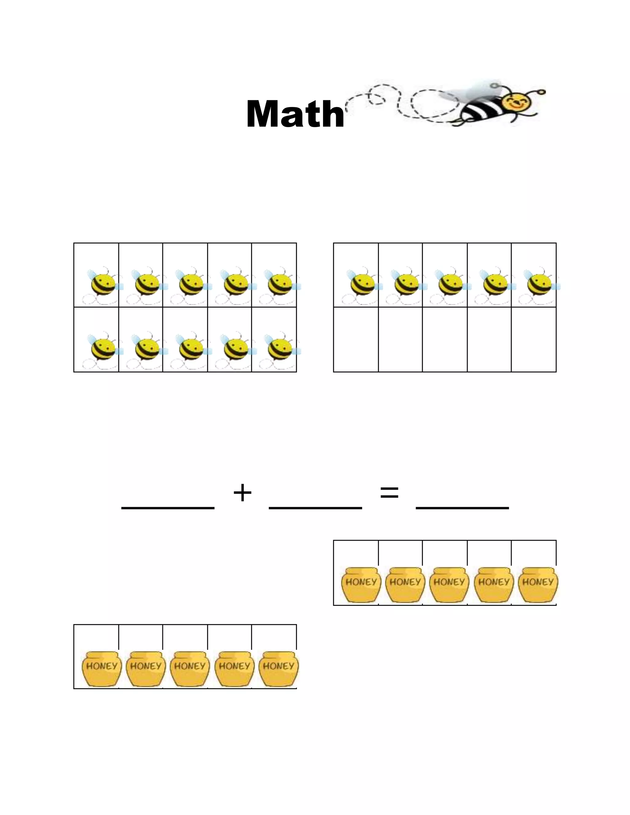 Bee theme Math.docx