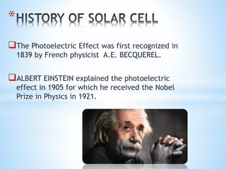 Solar Cell Presentation By "RAYHAN AHMED" | PPTX
