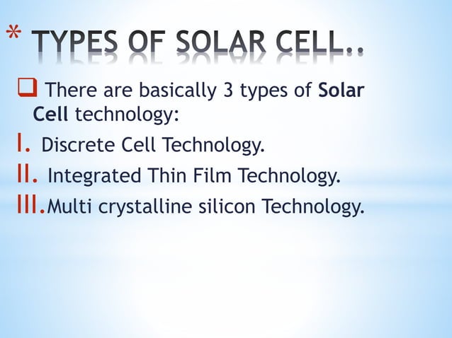 Solar Cell Presentation By "RAYHAN AHMED" | PPT
