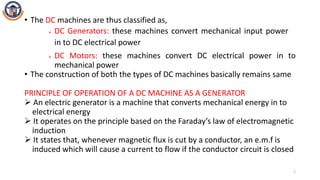 BEE - DC Machines basic of electronic and electrical enginnerring | PPTX