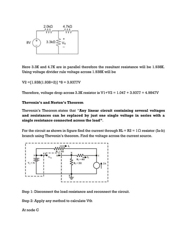 MODULE 1: DC CIRCUITS : ELECTRICAL CIRCUIT ELEMENTS (R, L AND C), VOLTAGE AND CURRENT SOURCES ...