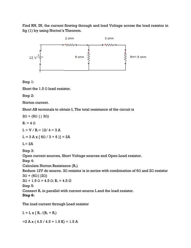 MODULE 1: DC CIRCUITS : ELECTRICAL CIRCUIT ELEMENTS (R, L AND C), VOLTAGE AND CURRENT SOURCES ...