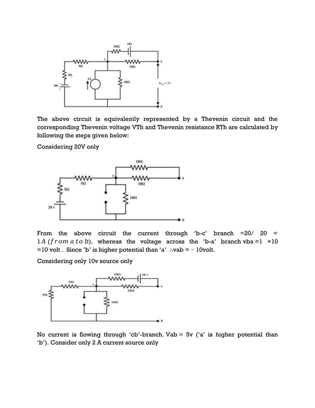 MODULE 1: DC CIRCUITS : ELECTRICAL CIRCUIT ELEMENTS (R, L AND C), VOLTAGE AND CURRENT SOURCES ...