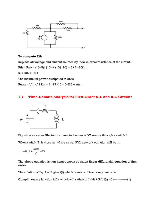MODULE 1: DC CIRCUITS : ELECTRICAL CIRCUIT ELEMENTS (R, L AND C), VOLTAGE AND CURRENT SOURCES ...