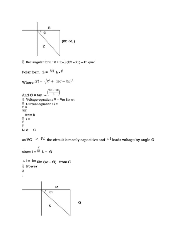 MODULE 2: AC CIRCUITS REPRESENTATION OF SINUSOIDAL WAVEFORMS, PEAK, RMS AND AVERAGE VALUE | DOCX
