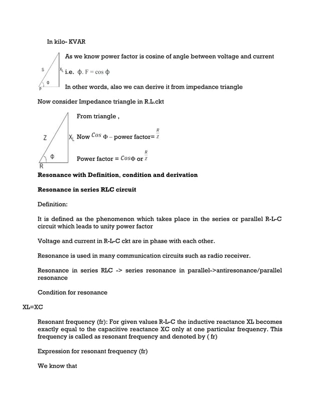 MODULE 2: AC CIRCUITS REPRESENTATION OF SINUSOIDAL WAVEFORMS, PEAK, RMS AND AVERAGE VALUE | DOCX