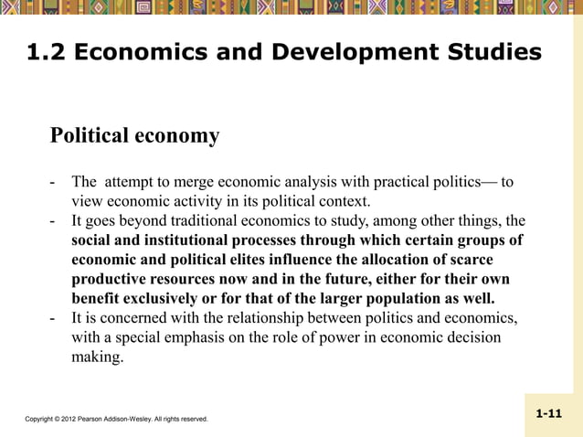 BEE 221-Economic_Development-M1-TodaroSmith -ch1&2.ppt | Economy | Business and Finance