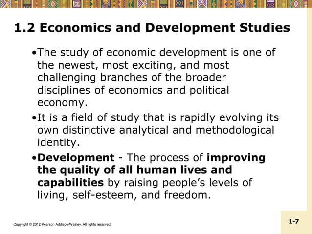 BEE 221-Economic_Development-M1-TodaroSmith -ch1&2.ppt | Economy | Business and Finance