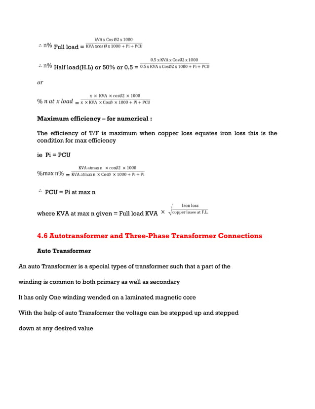 MODULE 4: TRANSFORMERS MAGNETIC MATERIALS, BH CHARACTERISTICS, IDEAL ...
