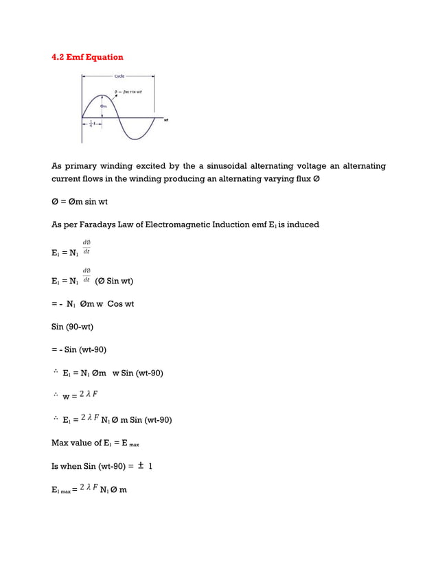 MODULE 4: TRANSFORMERS MAGNETIC MATERIALS, BH CHARACTERISTICS, IDEAL ...