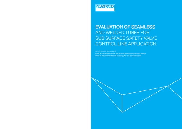 EVALUATION OF SEAMLESS vs WELDED A825 CONTROL LINE | PDF | Chemistry ...