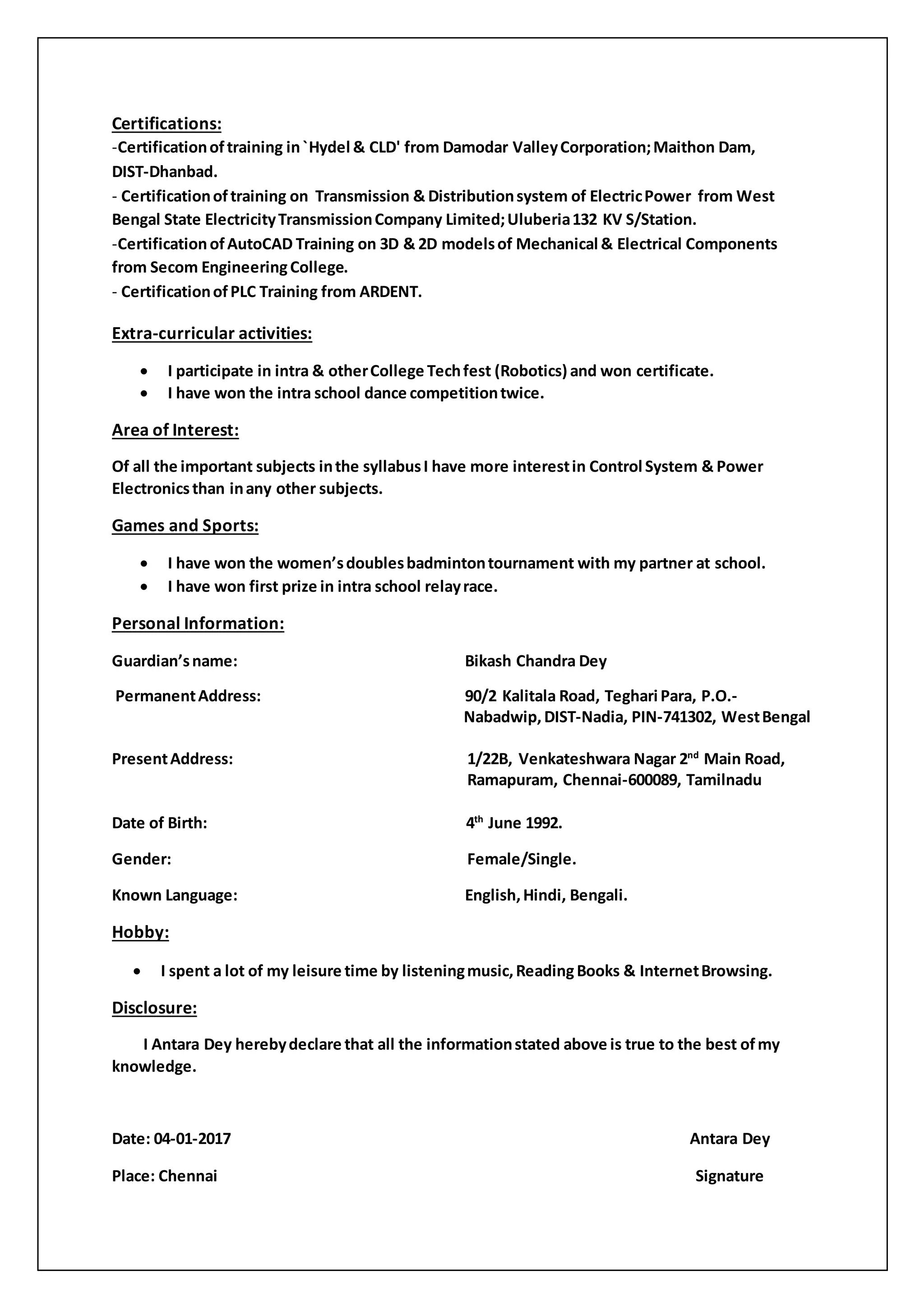 Antara Dey-Resume | DOCX