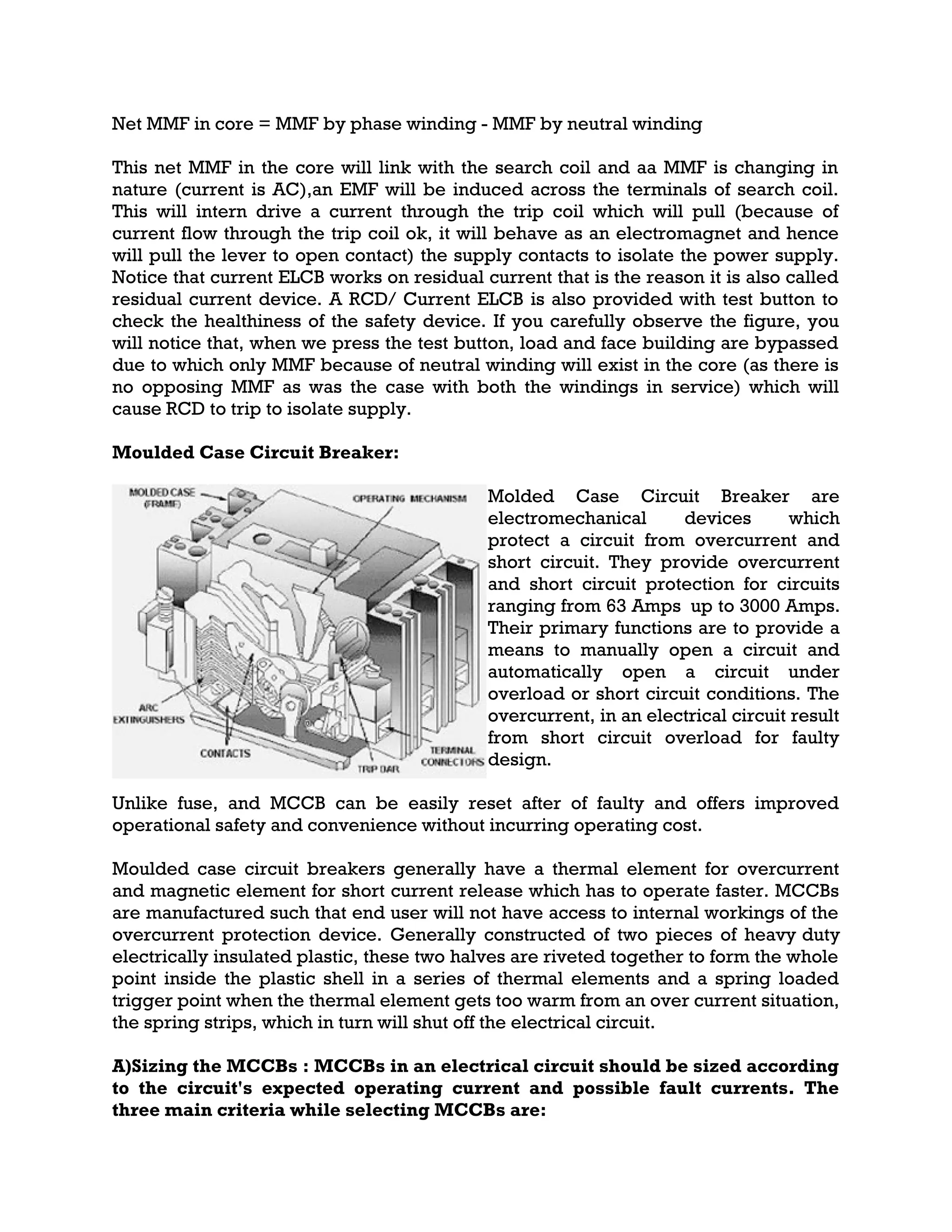 MODULE 6: ELECTRICAL INSTALLATIONS COMPONENTS OF LT SWITCHGEAR: SWITCH ...