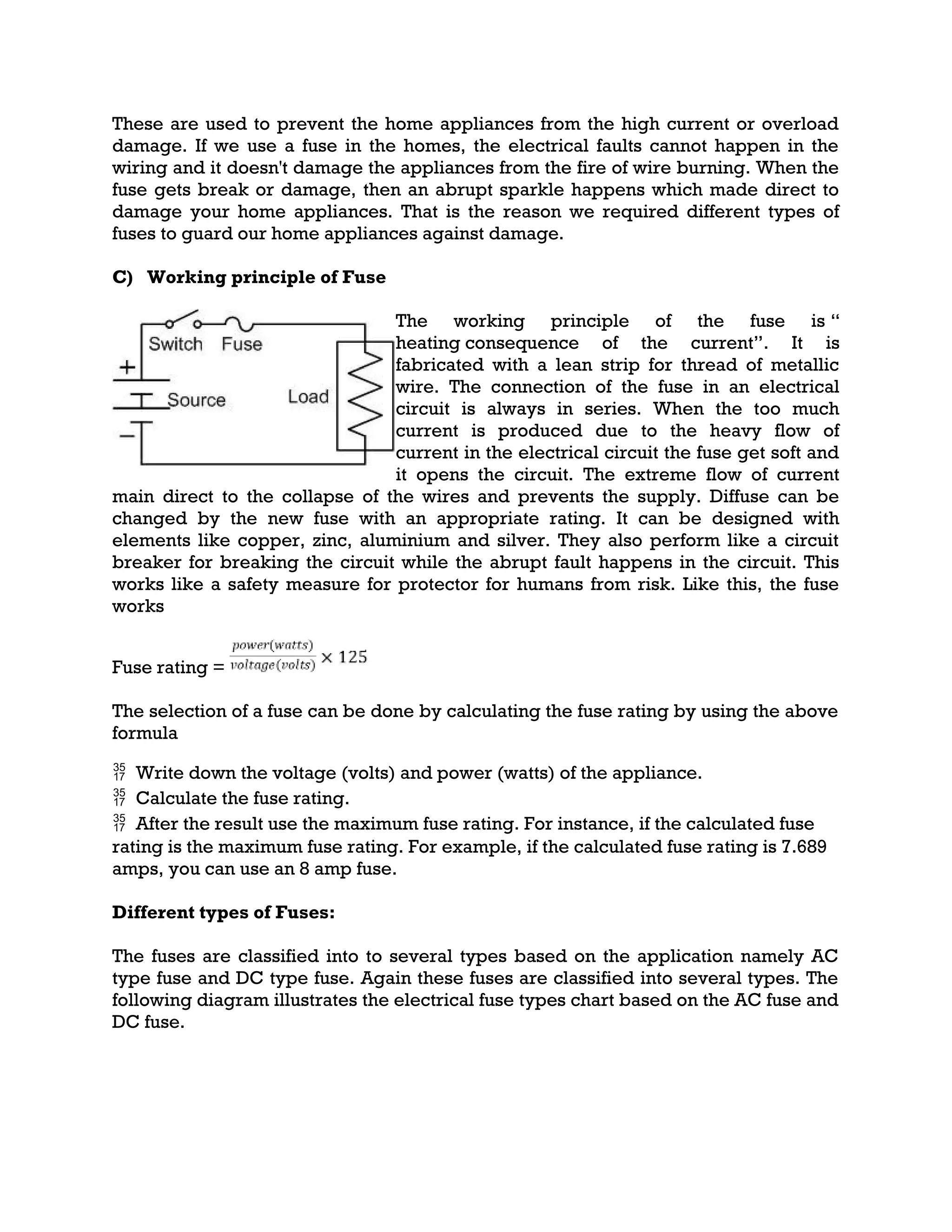 MODULE 6: ELECTRICAL INSTALLATIONS COMPONENTS OF LT SWITCHGEAR: SWITCH ...