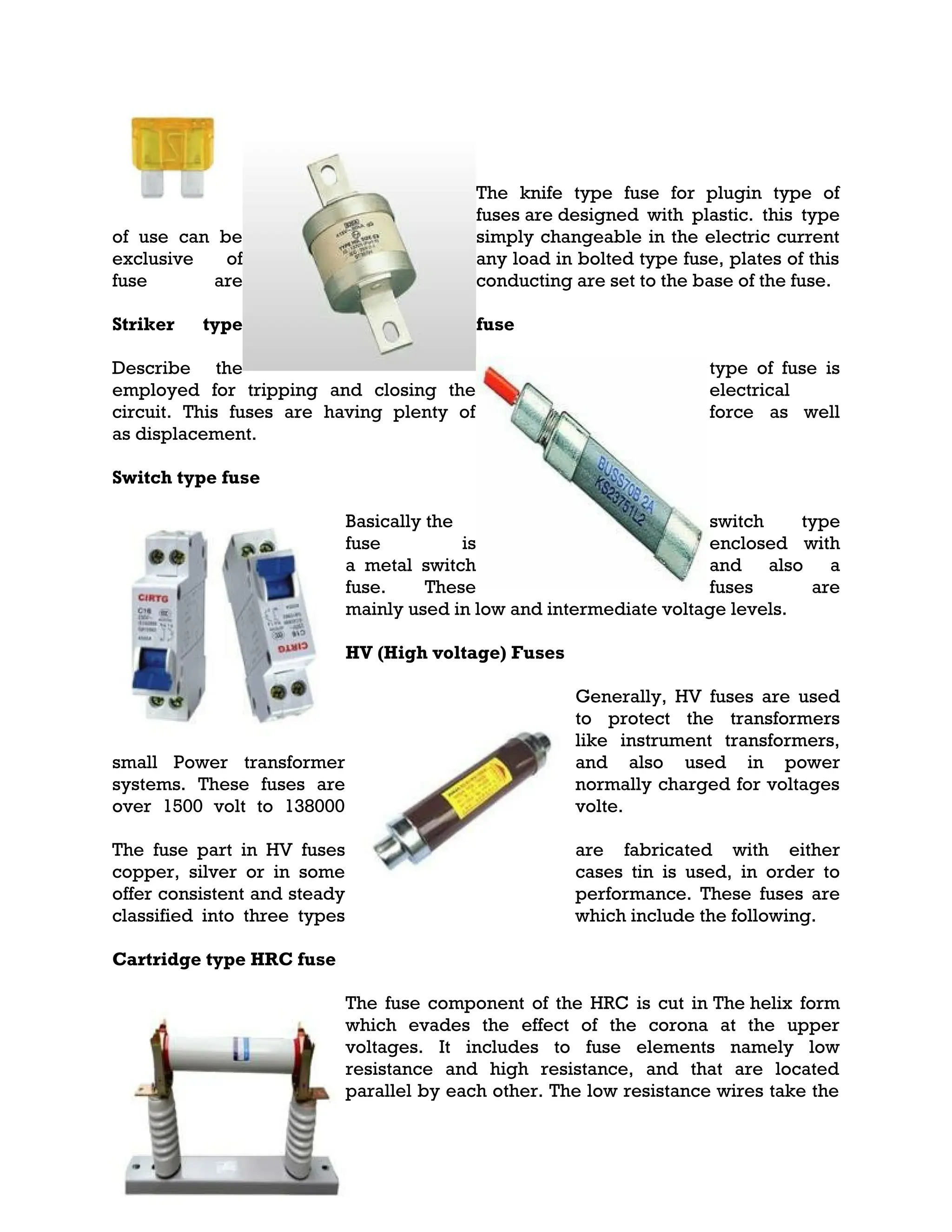 MODULE 6: ELECTRICAL INSTALLATIONS COMPONENTS OF LT SWITCHGEAR: SWITCH ...