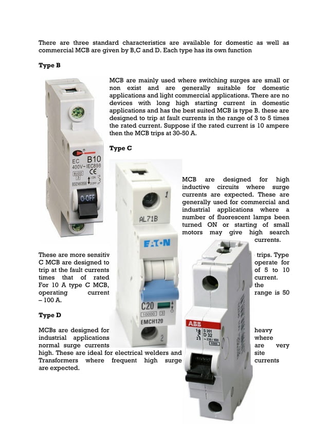 MODULE 6: ELECTRICAL INSTALLATIONS COMPONENTS OF LT SWITCHGEAR: SWITCH ...