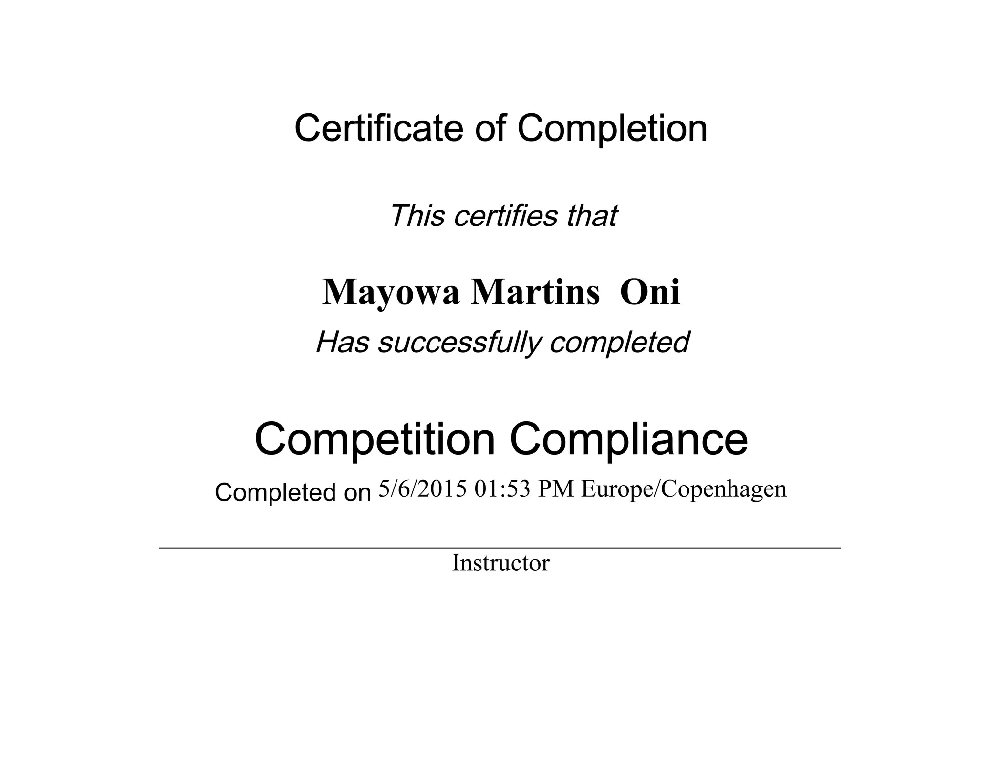 competition compliance | PDF