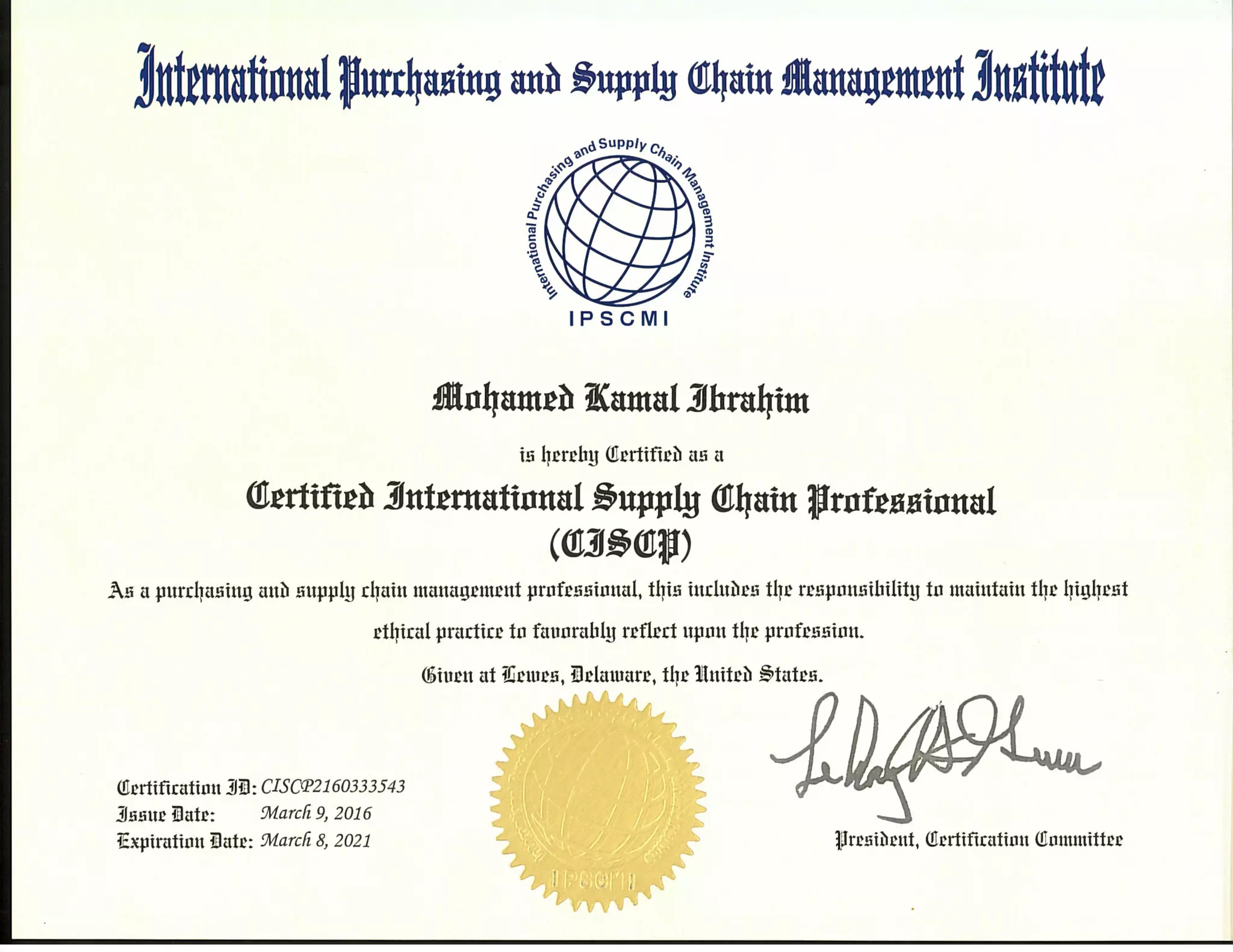 CISCP- Mohamed Kamal Ibrahim | PDF