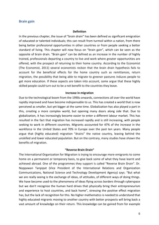Migration - Brain Drain or Brain Gain | PDF