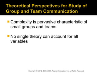 Small Group Communication Theory | PPT