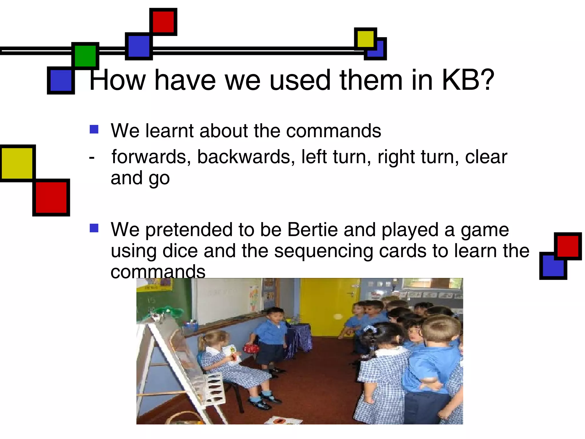 Bee-Bots at St. Michael's School | PPT