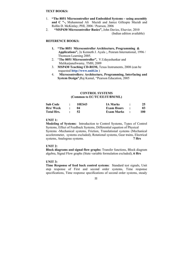 BE EC syllabus | PDF