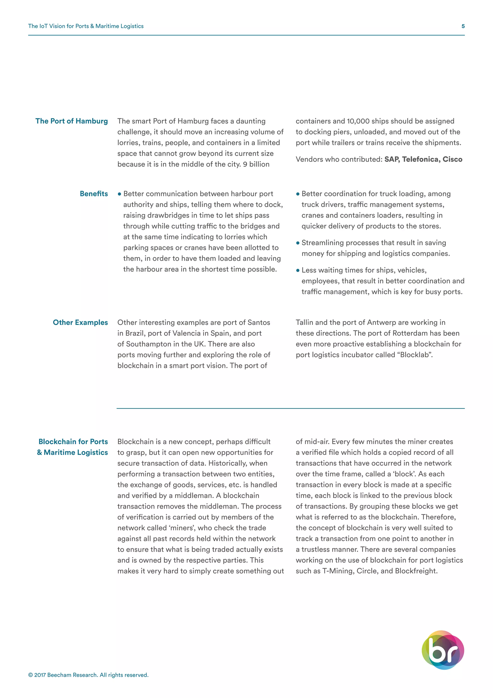 IoT VISION FOR SMART PORTS | PDF