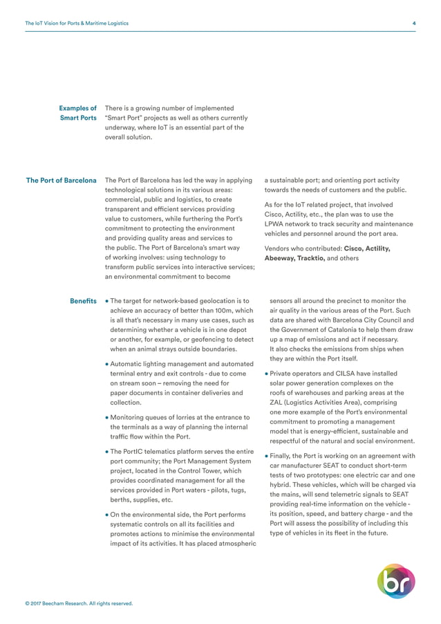 IoT VISION FOR SMART PORTS | PDF | Internet of Things | Internet