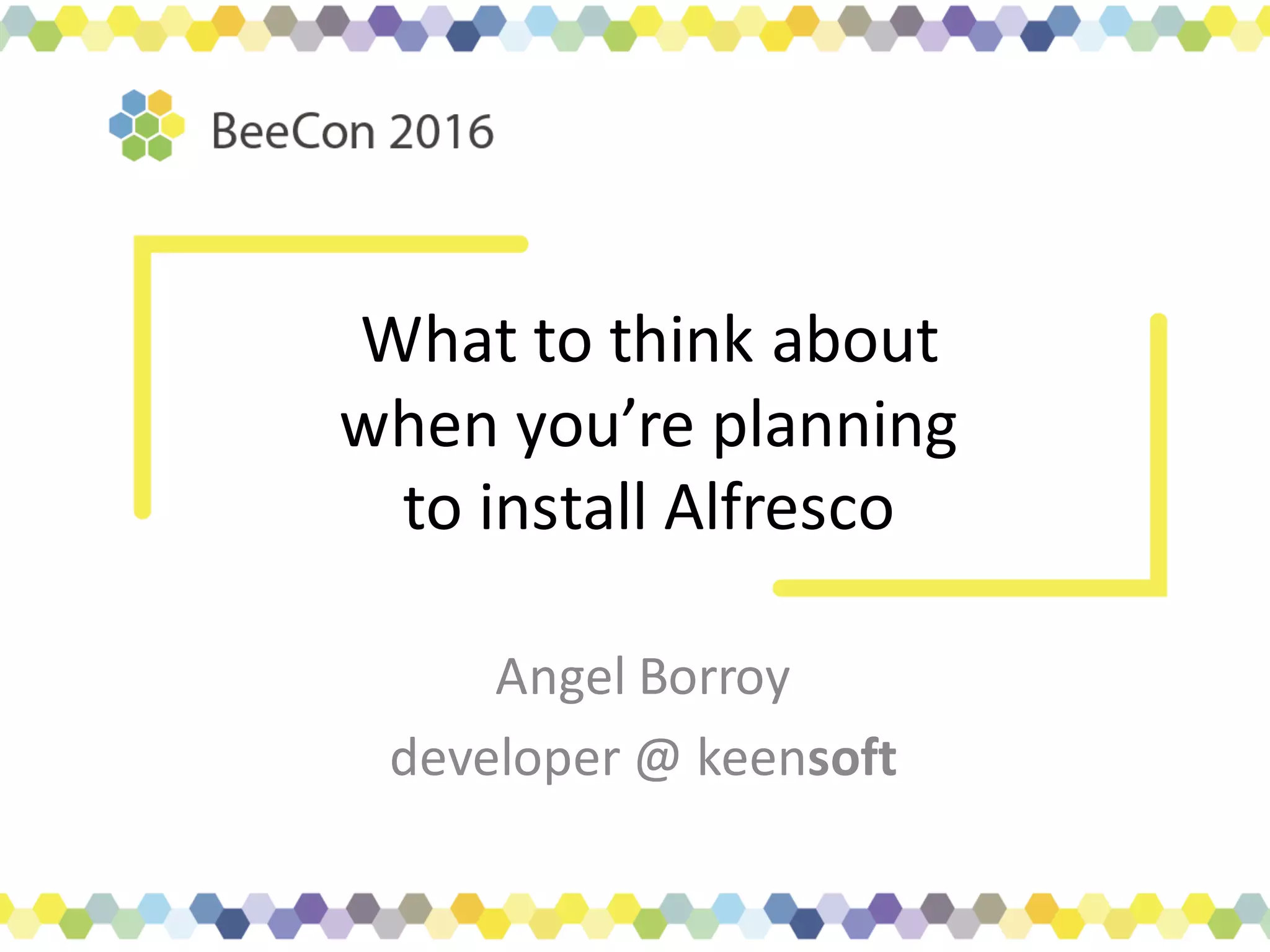 Bee con2016 presentation_20160125004_installing | PDF
