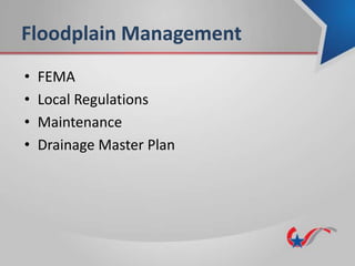 Bee Creek Floodplain Management | PPTX