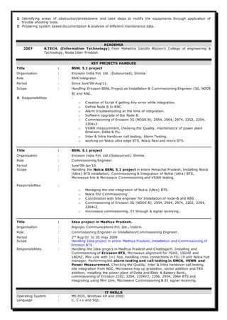 Resume-vinay | PDF