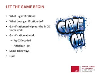 Is it all a game? Understanding the principles of gamification | PPTX