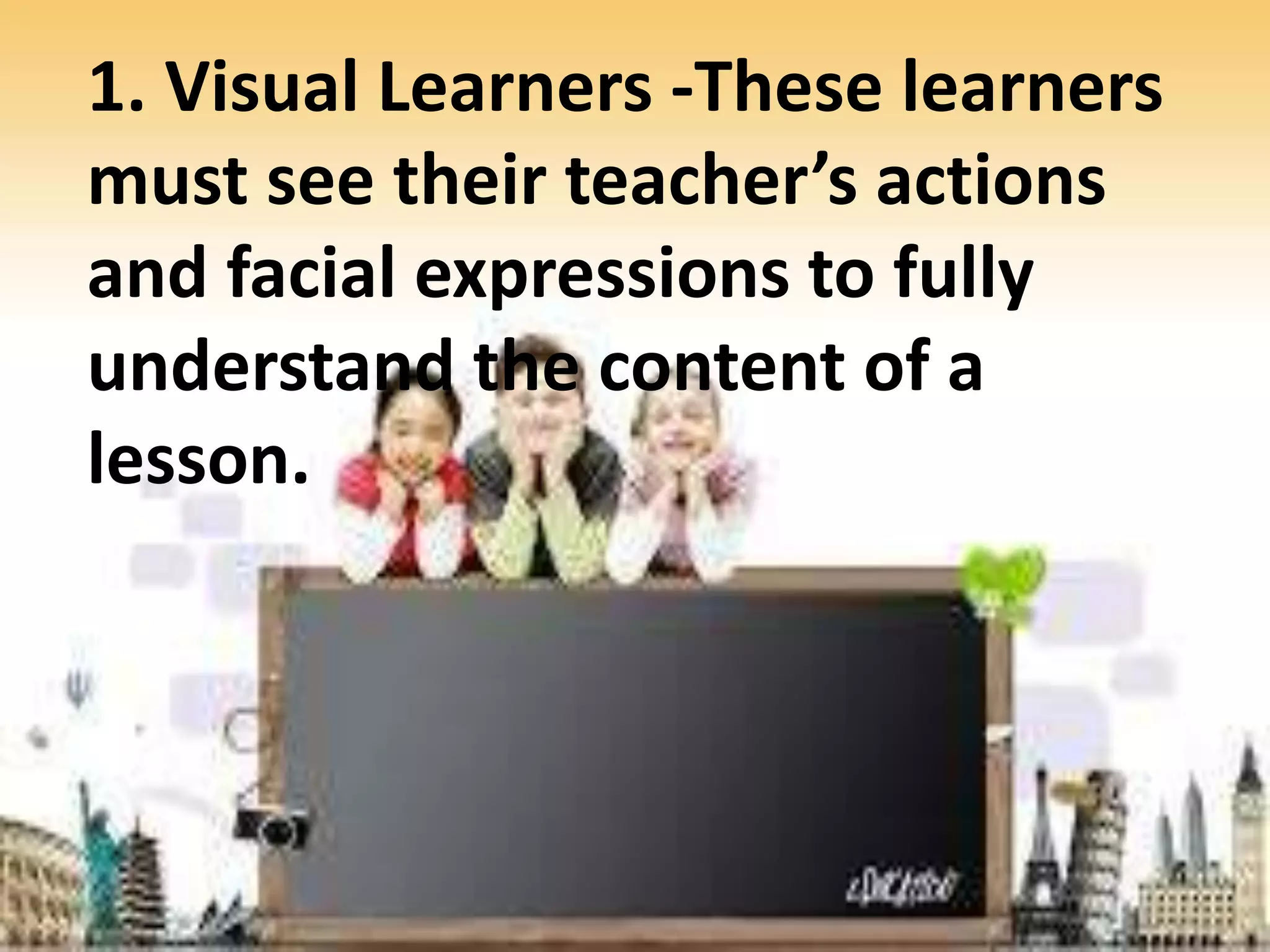 LEARNING/THINKING STYLES IN MULTIPLE INTELLIGENCE | PPTX