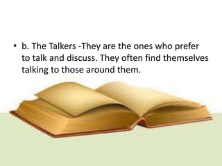 LEARNING/THINKING STYLES IN MULTIPLE INTELLIGENCE | PPTX