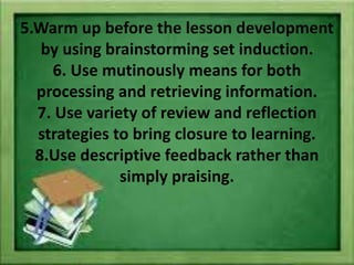 LEARNING/THINKING STYLES IN MULTIPLE INTELLIGENCE | PPTX