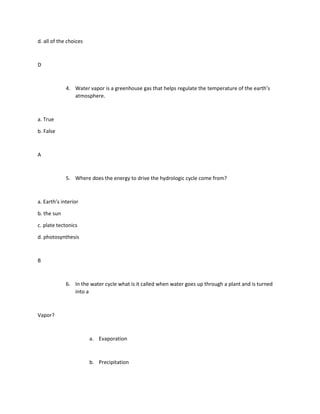 Physics, Earth and Space Science Sample Quiz | DOCX