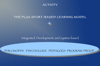 Beedy - the new science of sport based learning | PPT